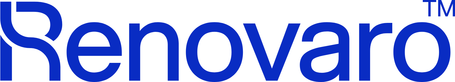 Renovaro Biosciences logo in transparent PNG and vectorized SVG formats