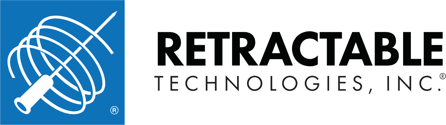 Retractable Technologies logo in transparent PNG format
