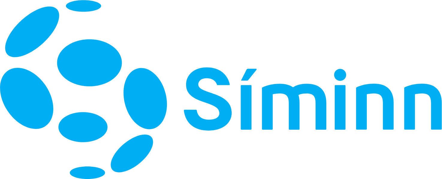 Síminn hf. logo in transparent PNG and vectorized SVG formats
