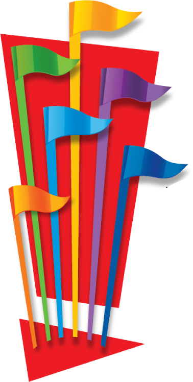Six Flags logo in transparent PNG format
