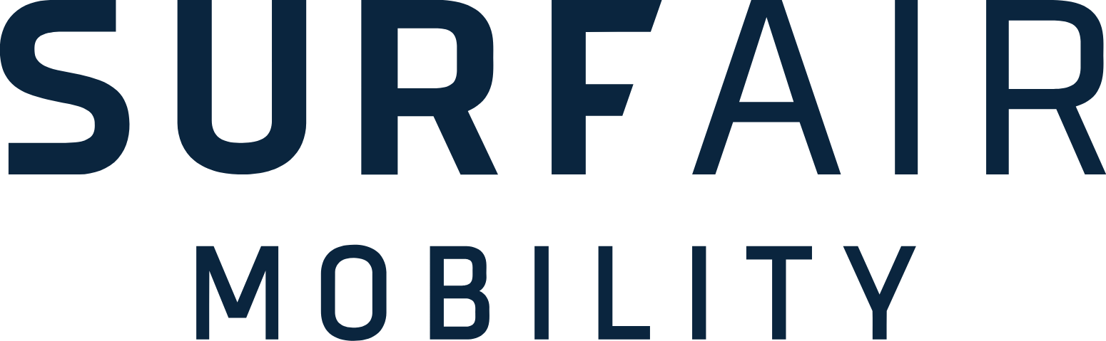Surf Air Mobility logo in transparent PNG and vectorized SVG formats