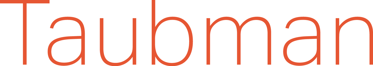 Taubman logo in transparent PNG format