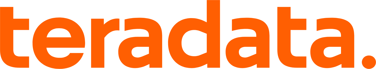 Teradata logo in transparent PNG format