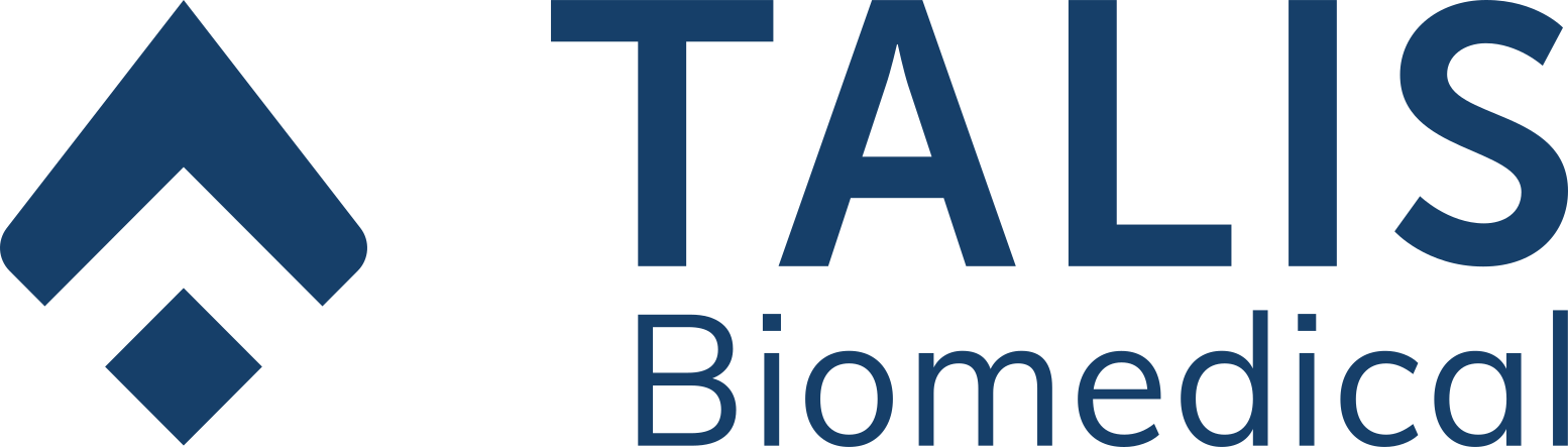 Talis Biomedical logo in transparent PNG and vectorized SVG formats