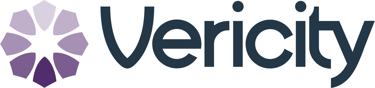 Vericity logo in transparent PNG and vectorized SVG formats
