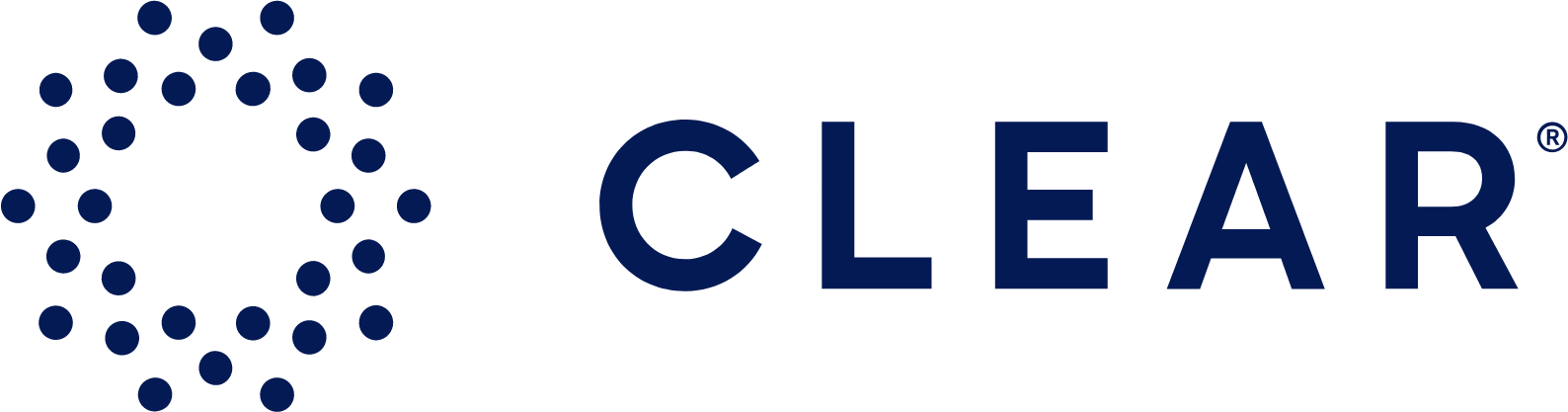 CLEAR Secure logo in transparent PNG and vectorized SVG formats