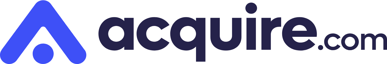 acquire.com logo in transparent PNG and vectorized SVG formats