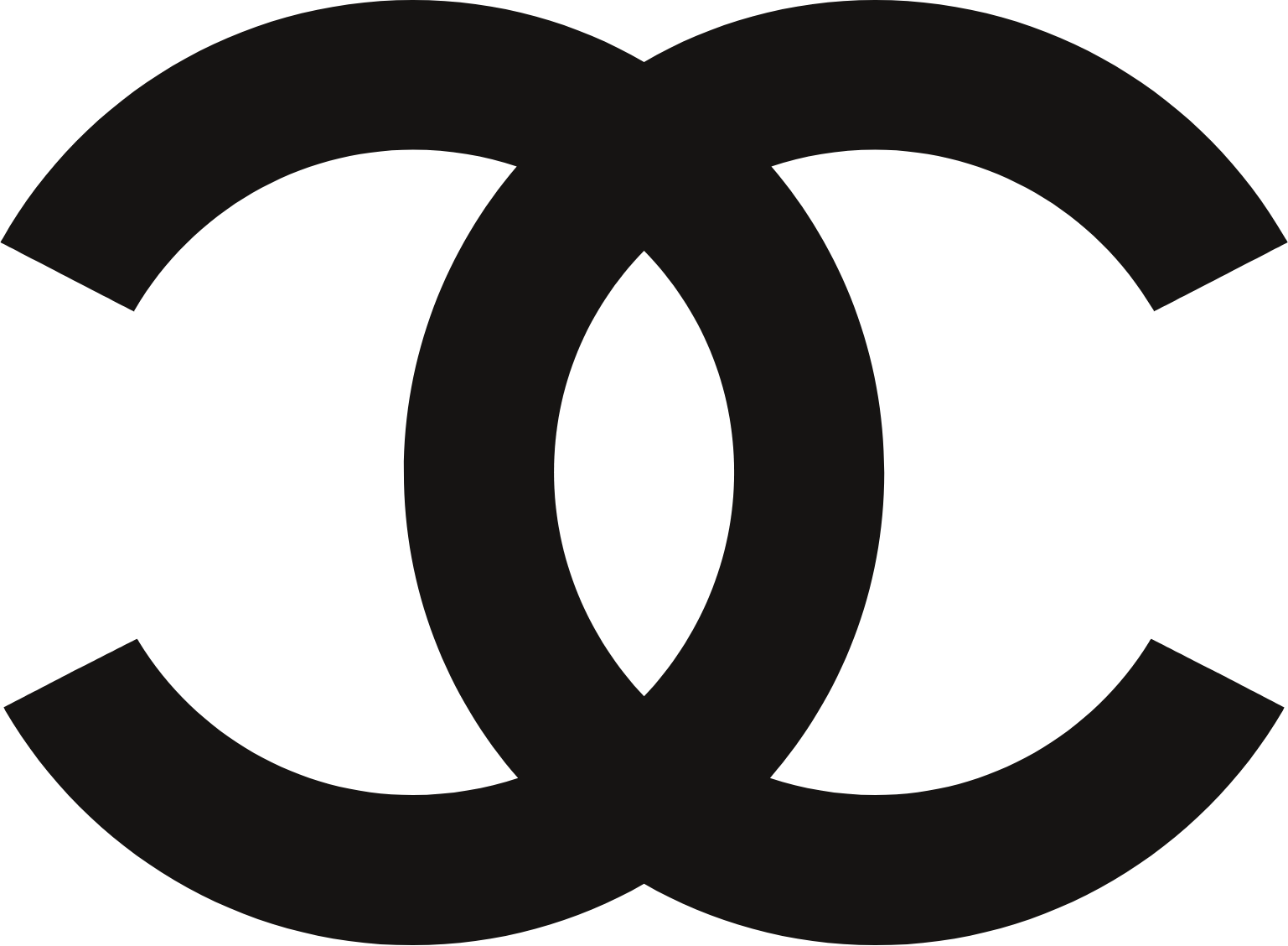 Chanel logo in transparent PNG and vectorized SVG formats