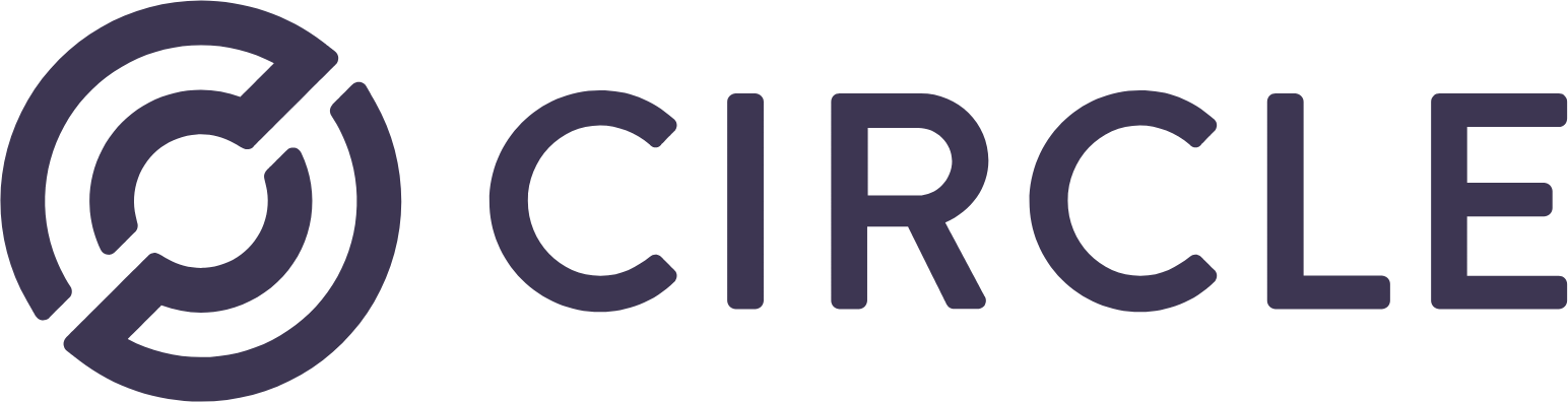 Circle logo in transparent PNG and vectorized SVG formats