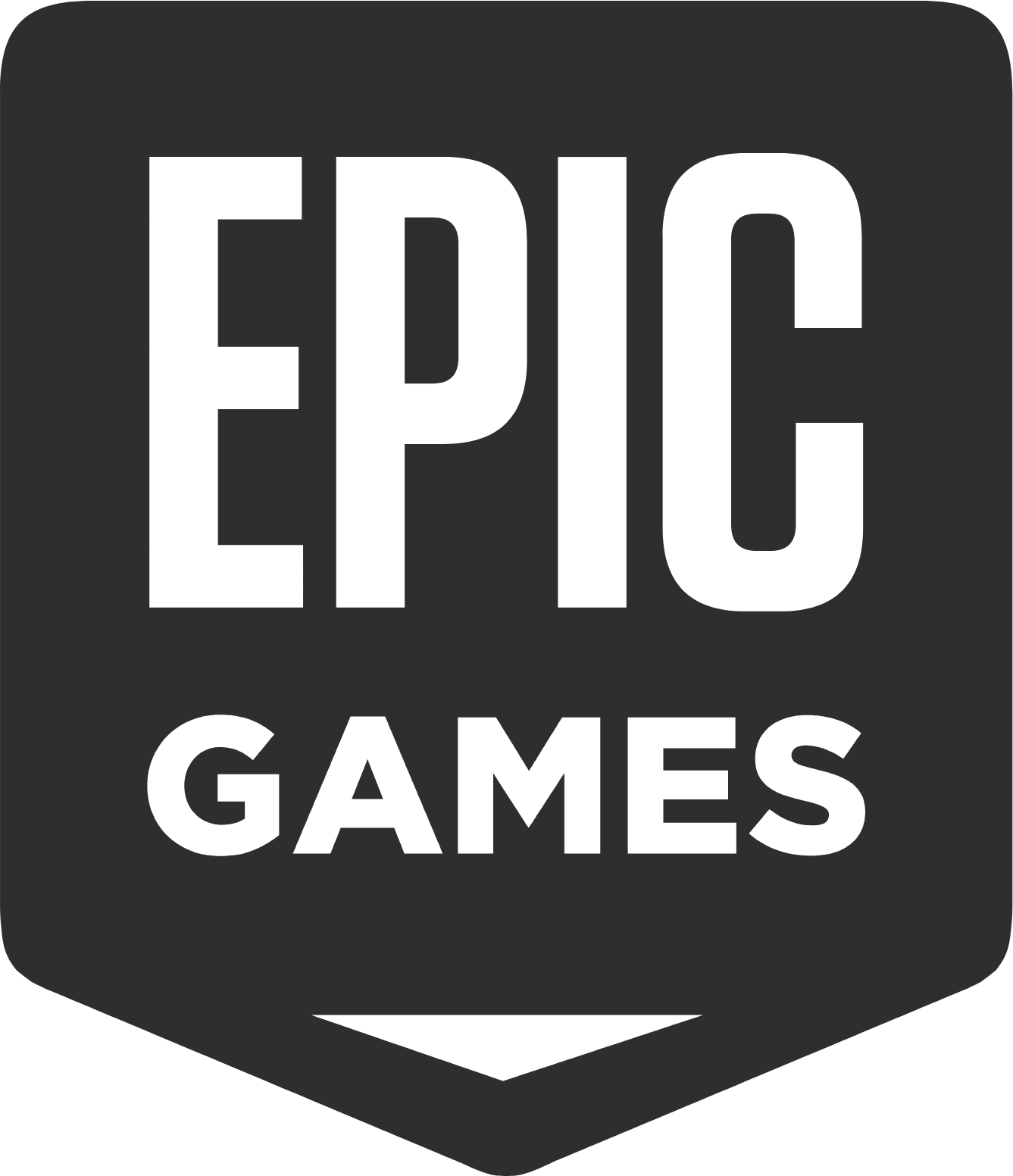 Epic Games Logo im transparenten PNG- und vektorisierten SVG-Format