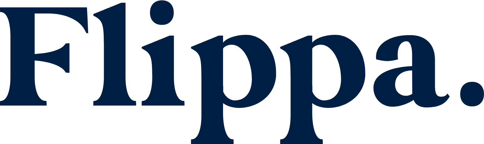 Flippa logo in transparent PNG and vectorized SVG formats