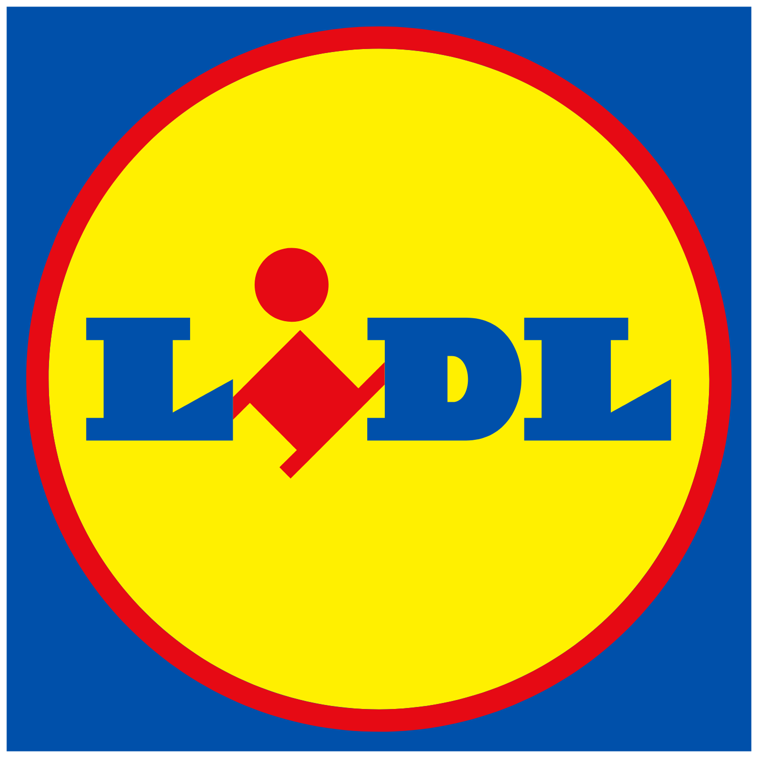 Lidl logo in transparent PNG and vectorized SVG formats