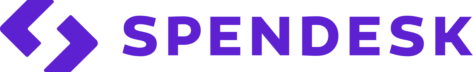 Spendesk logo in transparent PNG and vectorized SVG formats