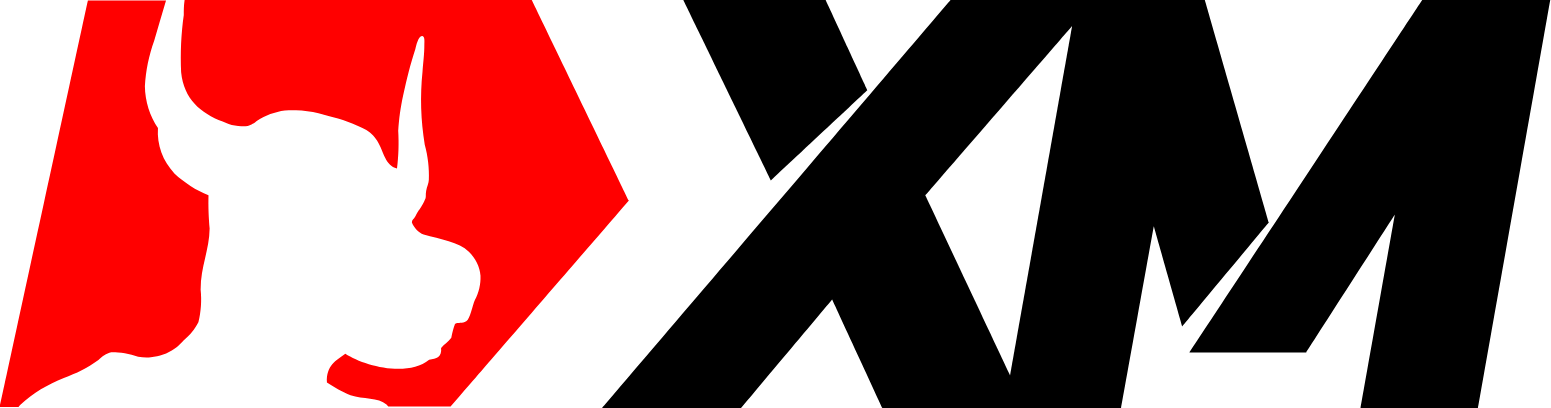 XM logo in transparent PNG and vectorized SVG formats